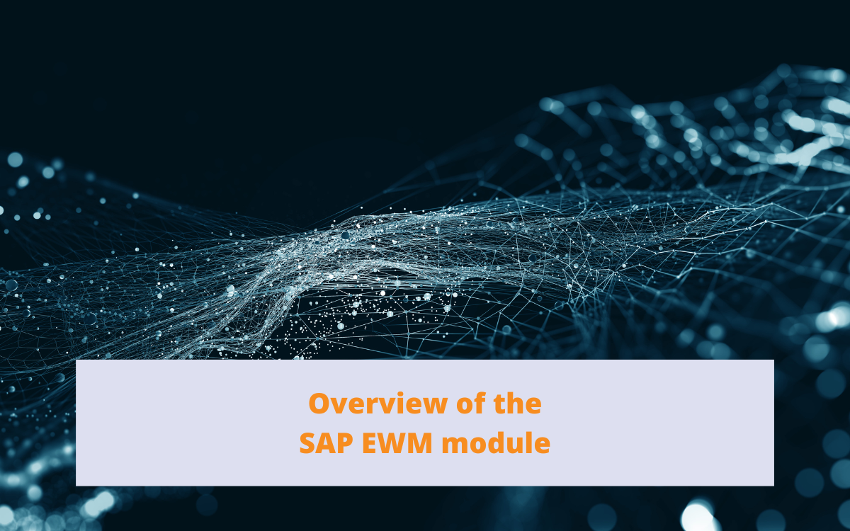 Overview of the SAP Extended Warehouse Management (EWM) module Overview of the SAP Extended Warehouse Management (EWM) module
