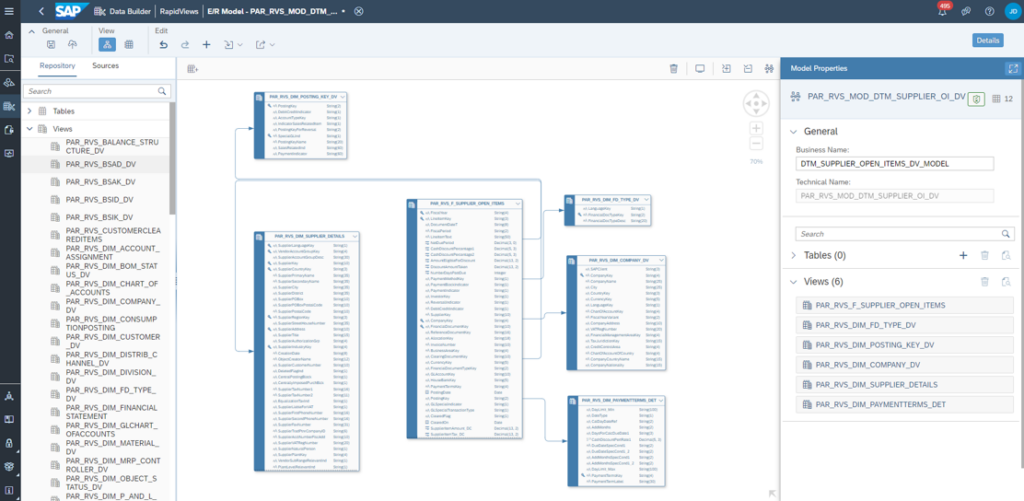 RapidViews for SAP Datasphere: SAP-certified content